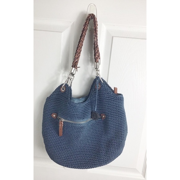 The Sak | Bags | The Sak Navy Blue Woven Nylon Shoulder Bag | Poshmark